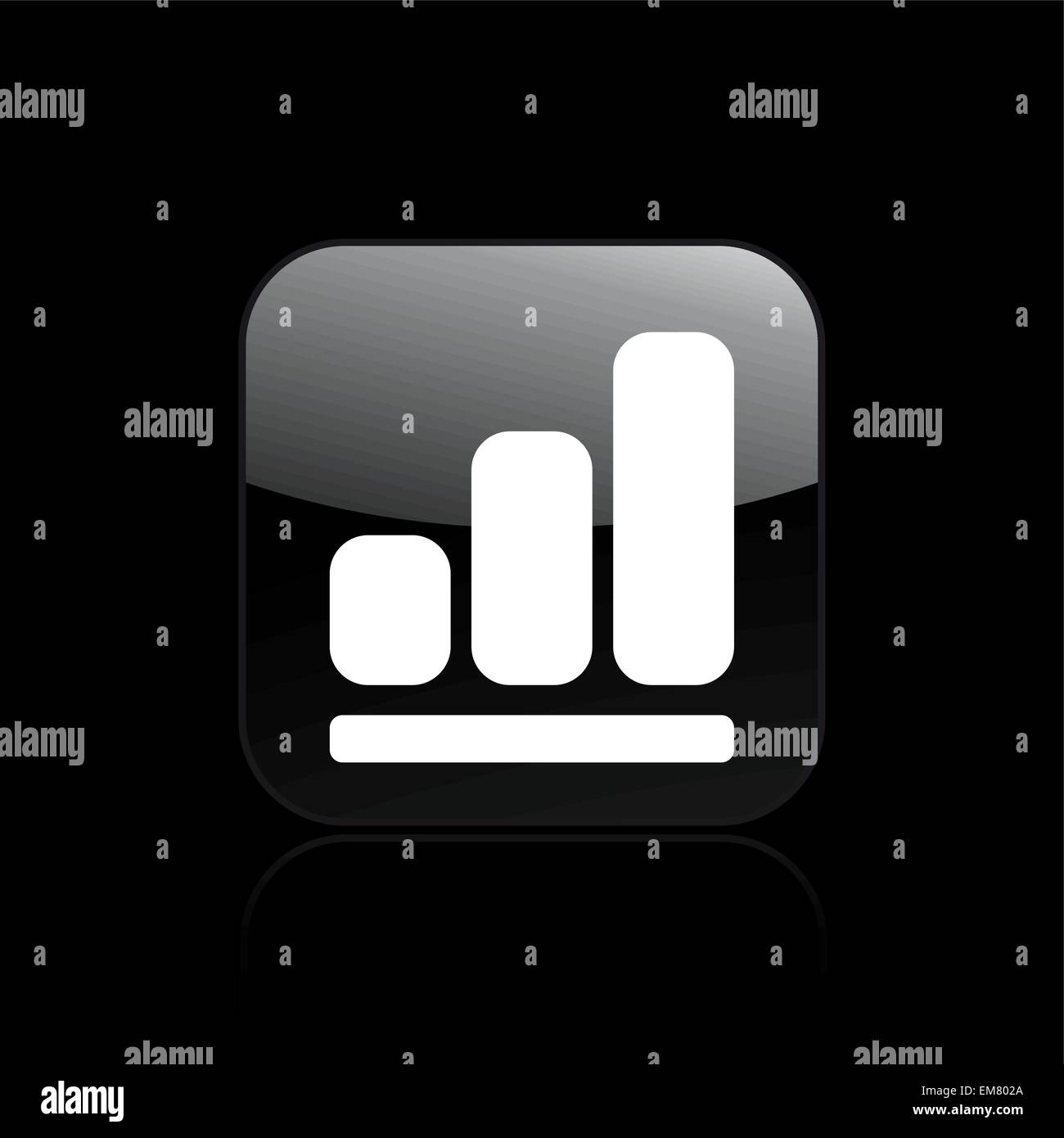 Vektor-Illustration der einzelnen Erhöhung Symbol Stock-Vektorgrafik ...