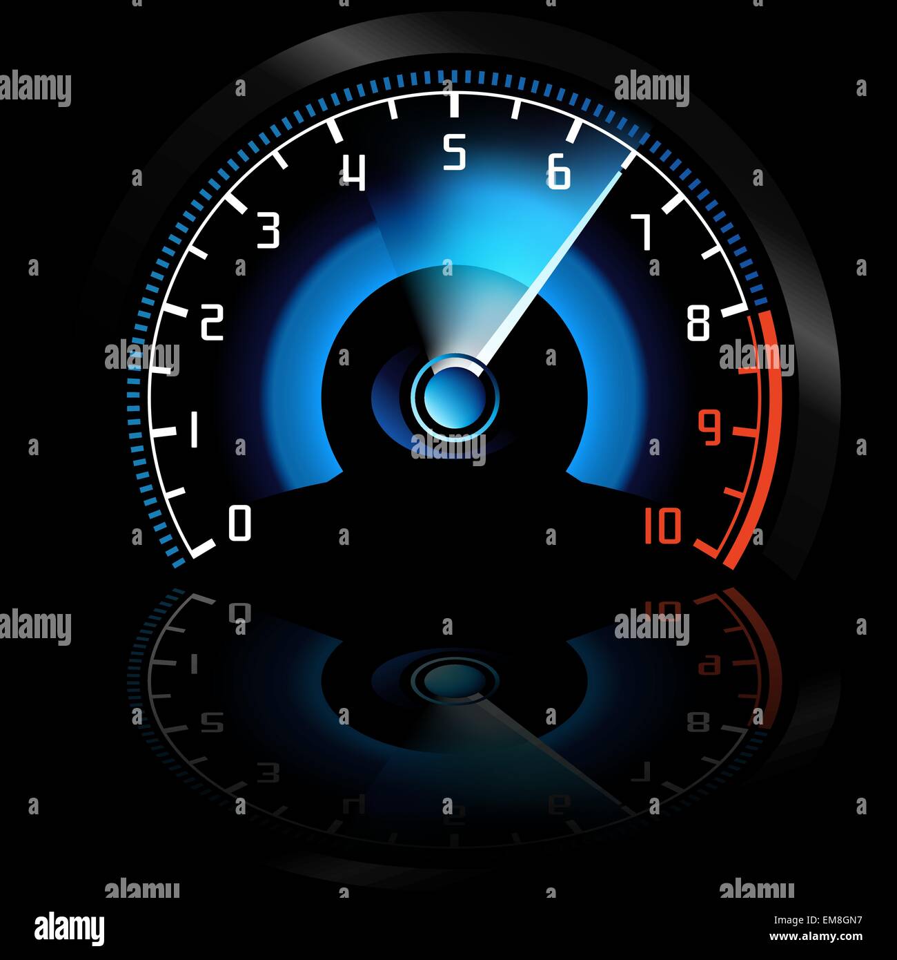 Tachometer tacho dial gauge -Fotos und -Bildmaterial in hoher Auflösung ...