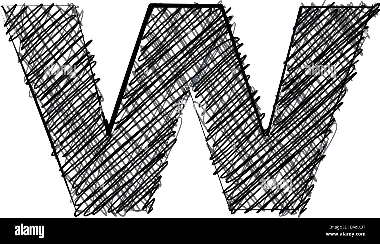 Kalligraphie schrift script font w Stock-Vektorgrafiken kaufen - Seite ...