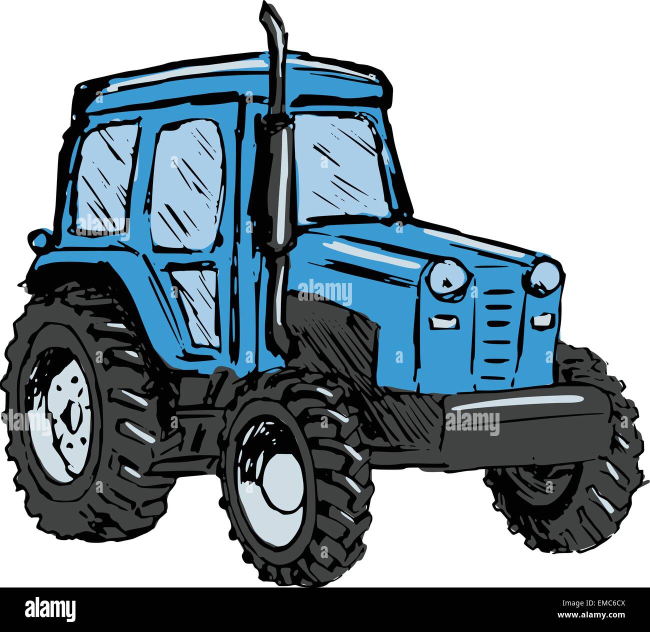 Cartoon traktor -Fotos und -Bildmaterial in hoher Auflösung – Alamy