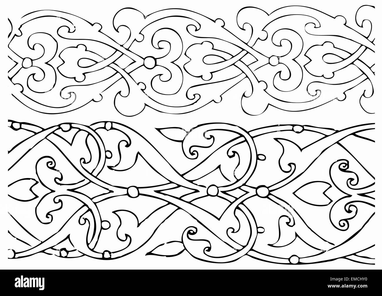 Arabeske architektur Stock-Vektorgrafiken kaufen - Alamy