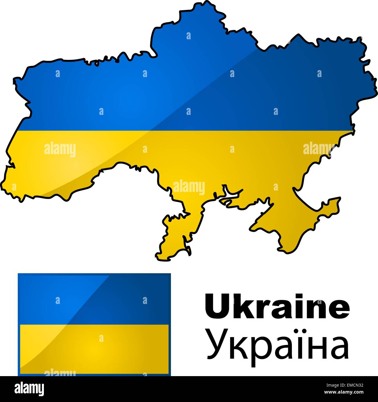 Ukraine Europe Map Stockfotos & Ukraine Europe Map Bilder - Alamy