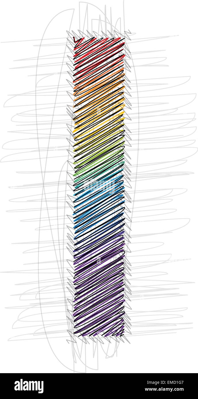 Kalligraphie schrift script font l Stock-Vektorgrafiken kaufen - Alamy