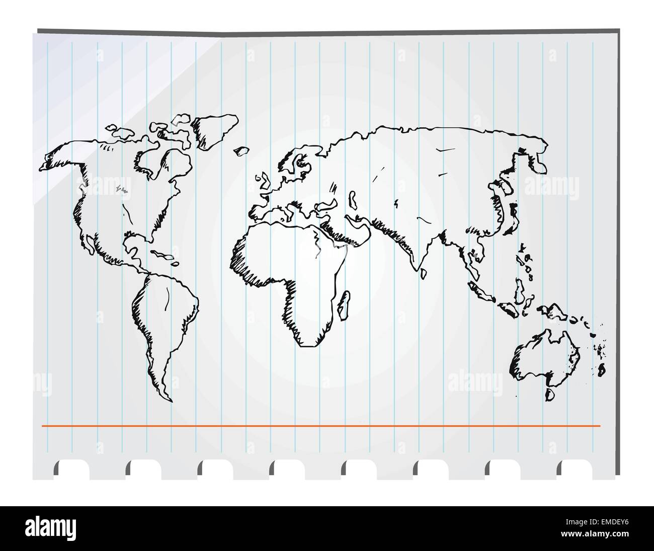Skizzen gezeichnet Ausgeschnittene Stockfotos und -bilder - Alamy