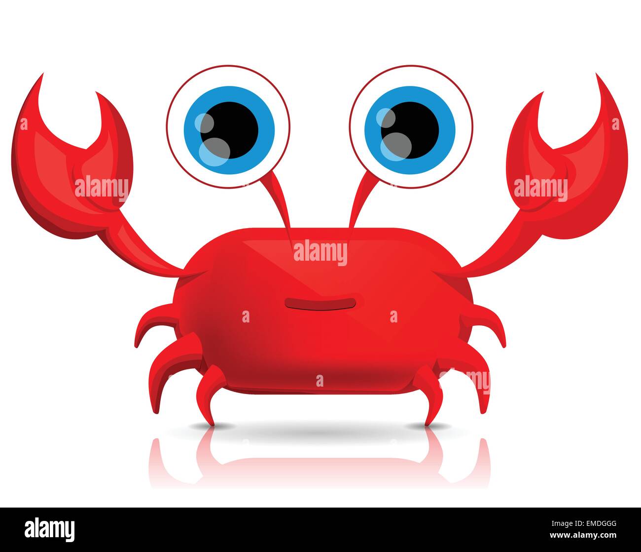 Cartoon krabbe Stock-Vektorgrafiken kaufen - Alamy