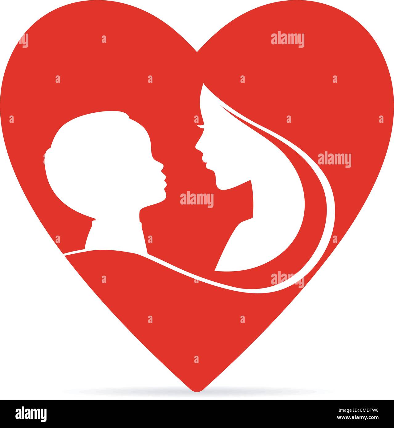 Mutter sohn cartoon Stock-Vektorgrafiken kaufen - Alamy