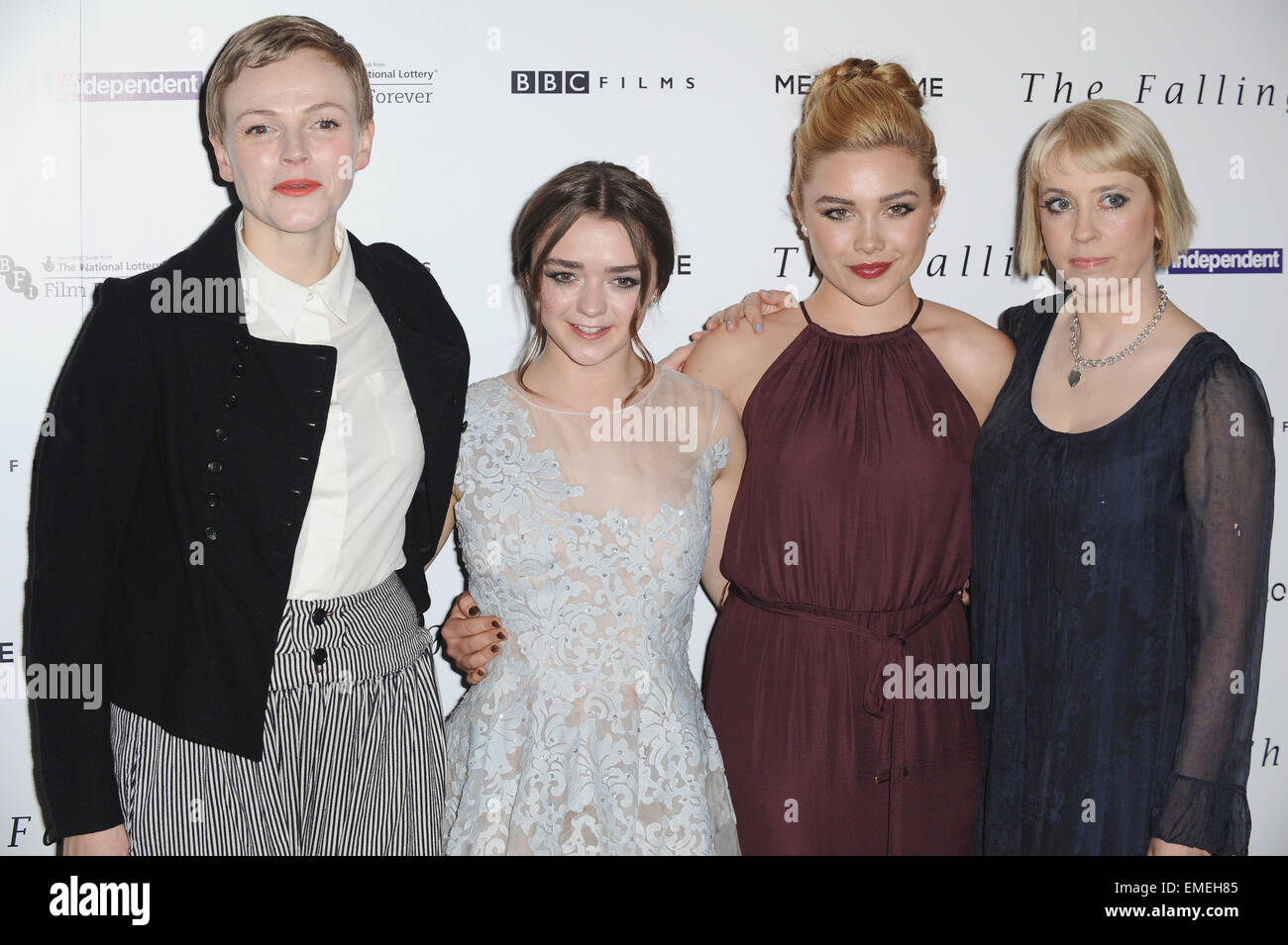 London, UK. 20. April 2015. Maxine Peake, Maisie Williams, Carol Morley ...