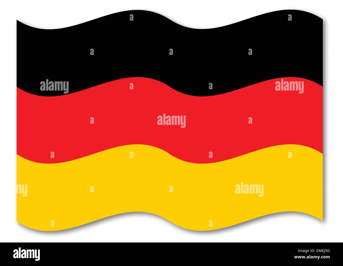 Deutschland flagge zeichnen Stock-Vektorgrafiken kaufen - Alamy