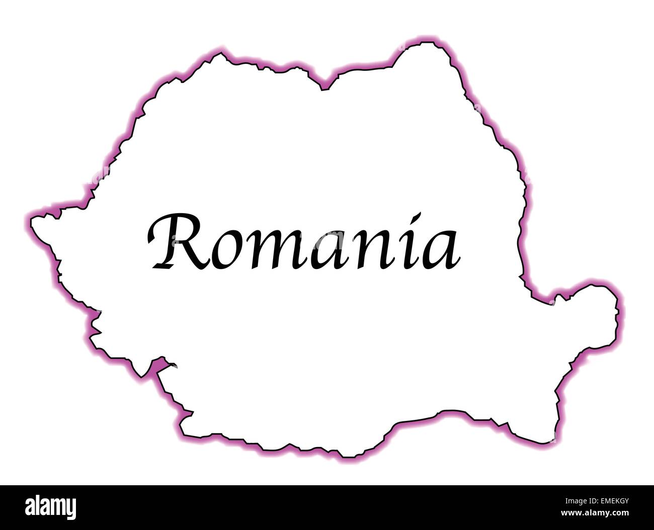 Carta de rumania Stock-Vektorgrafiken kaufen - Alamy