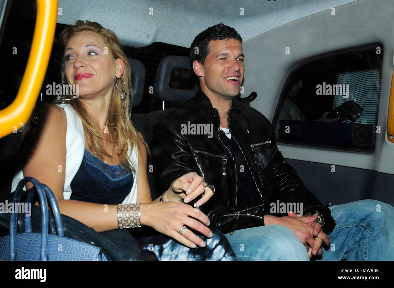 Michael Ballack Wife Simone Ballack Stockfotos und -bilder Kaufen - Alamy