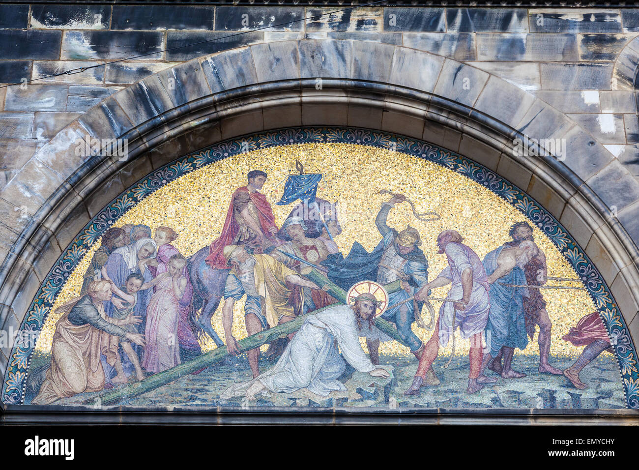Mittelalterliches Mosaik Von Jesus Christus Stockfotos und -bilder Kaufen - Alamy