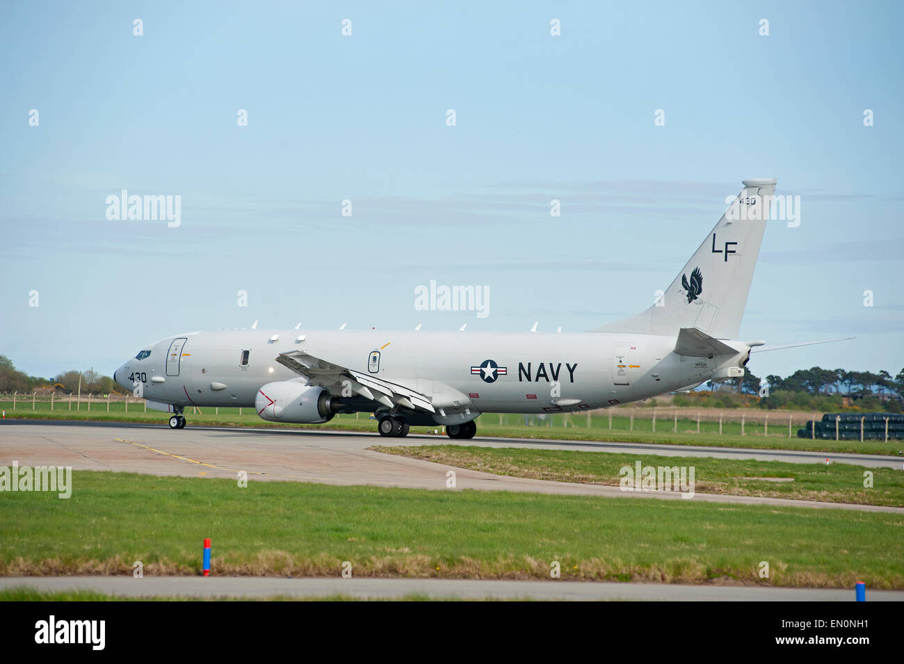 USA - Marine Boeing P-8A Poseidon (737-8FV) an RAF Lossiemouth ...