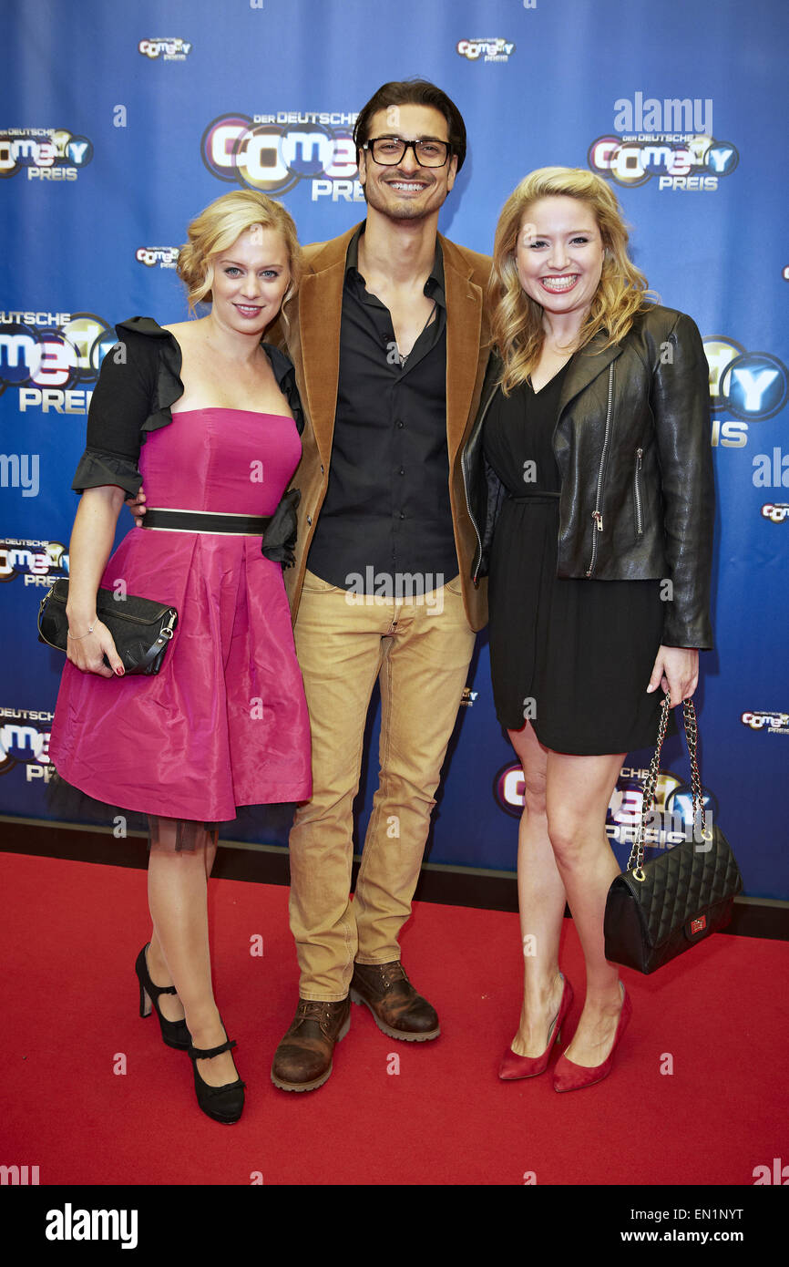 Promis, die Ankunft in der Kölner Coloneum und Celebreting "Comedypreis ...