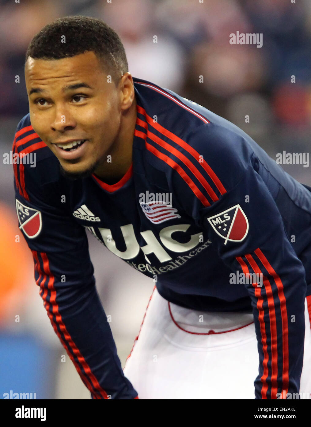 25. April 2015; Foxborough, Massachusetts, USA; New England Revolution ...