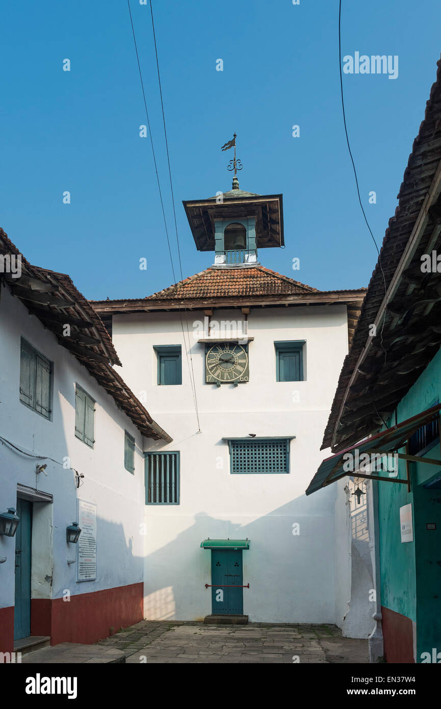 Glockenturm der Paradesi Synagoge, jüdische Viertel oder Jew Town ...