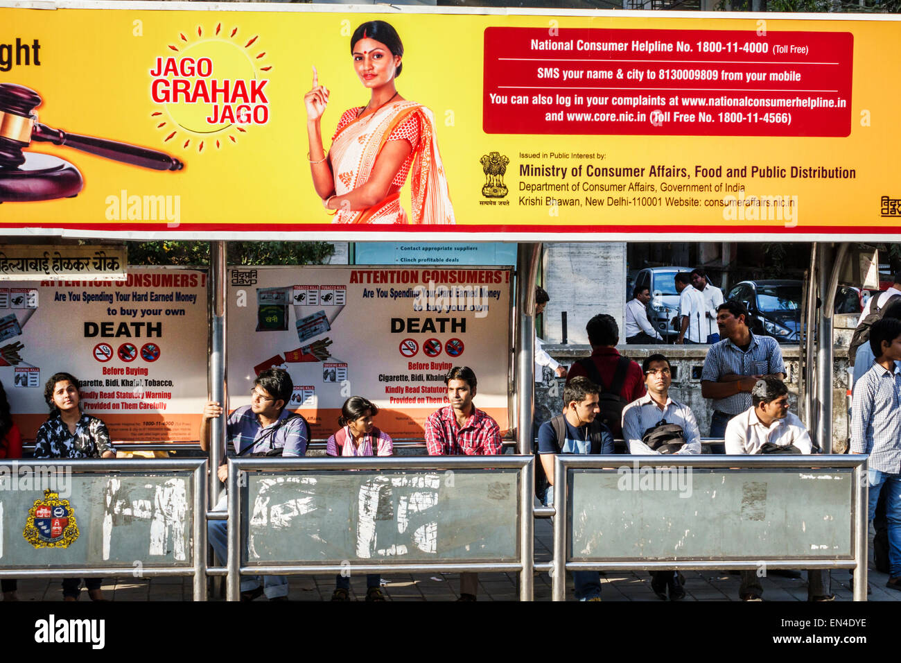 Mumbai Indien, Indischer Asiatisch, Churchgate, Veer Nariman Road ...