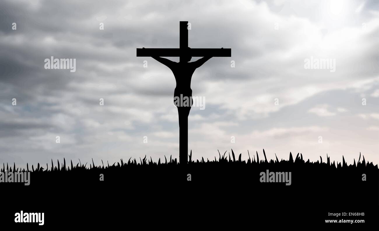 Jesus christus am kruzifix Stock-Vektorgrafiken kaufen - Alamy