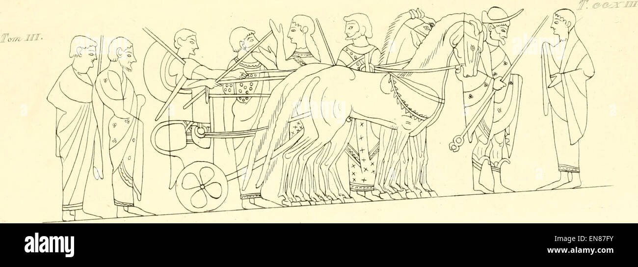 Inghiramis 1835 erschienenes Werk „Pitture di vasi fittili“ (Gemälde ...