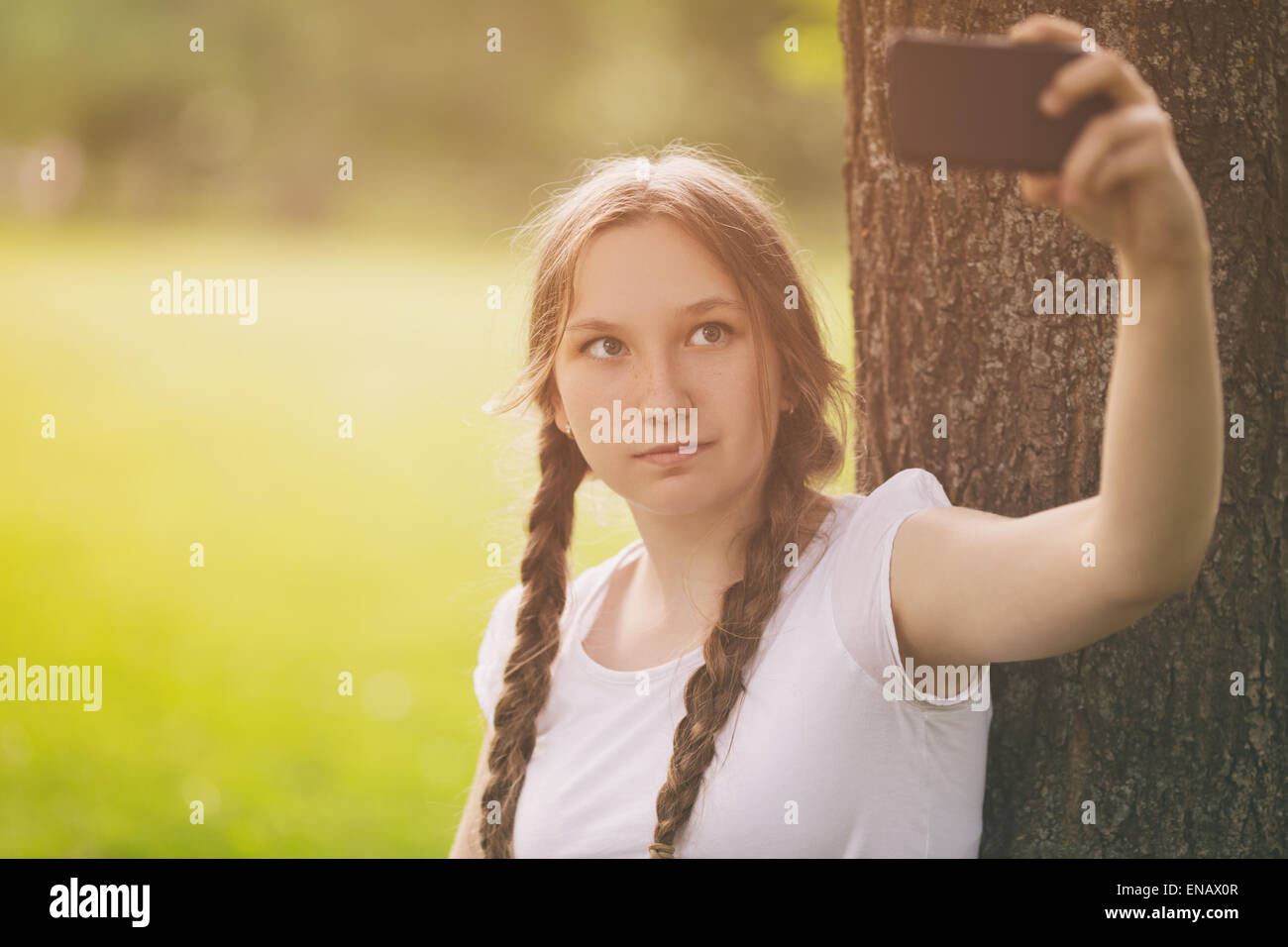 Teen Girl Selfie Fotos Und Bildmaterial In Hoher Auflösung Alamy
