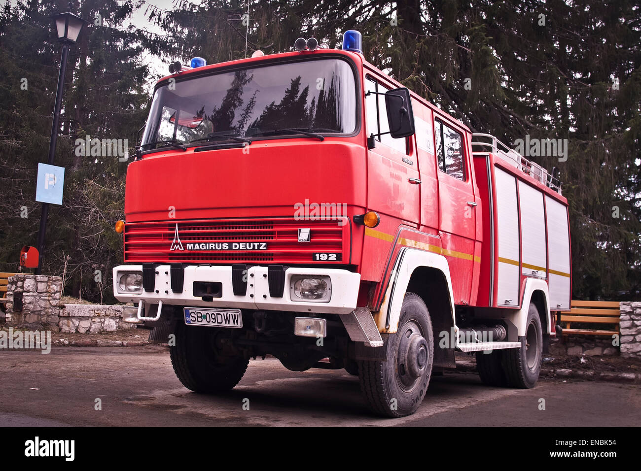 Magirus Deutz Feuerwehr LKW Stockfotografie - Alamy