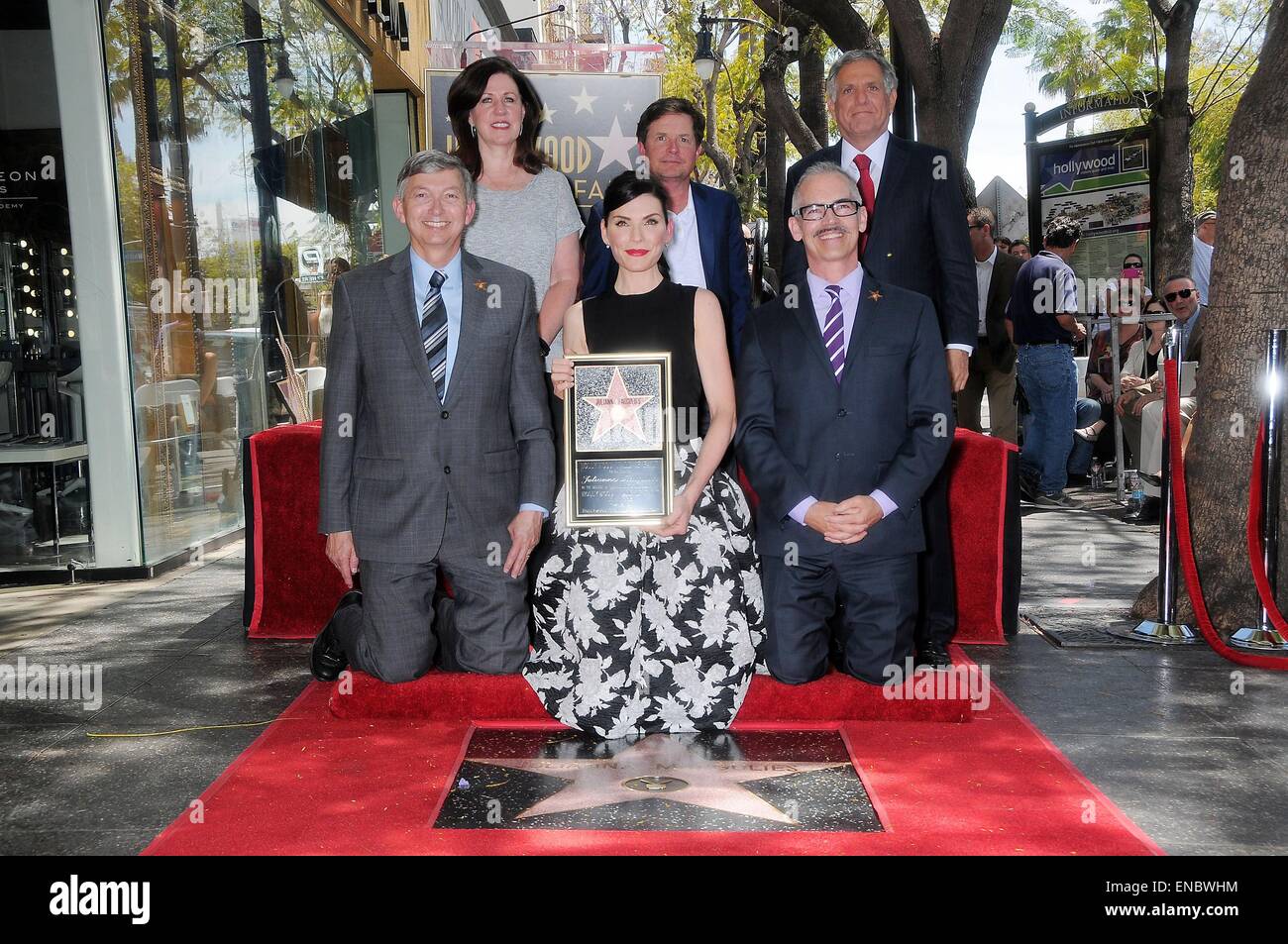 Los Angeles, CA, USA. 1. Mai 2015. Leron Gubler, Maureen Schultz ...