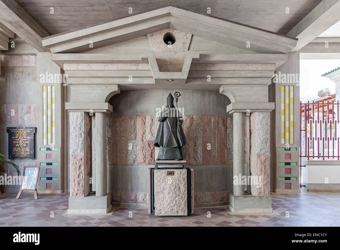 Statue von Sao Geraldo de Braga, aka Saint Gerald von Braga, aka Gerald ...