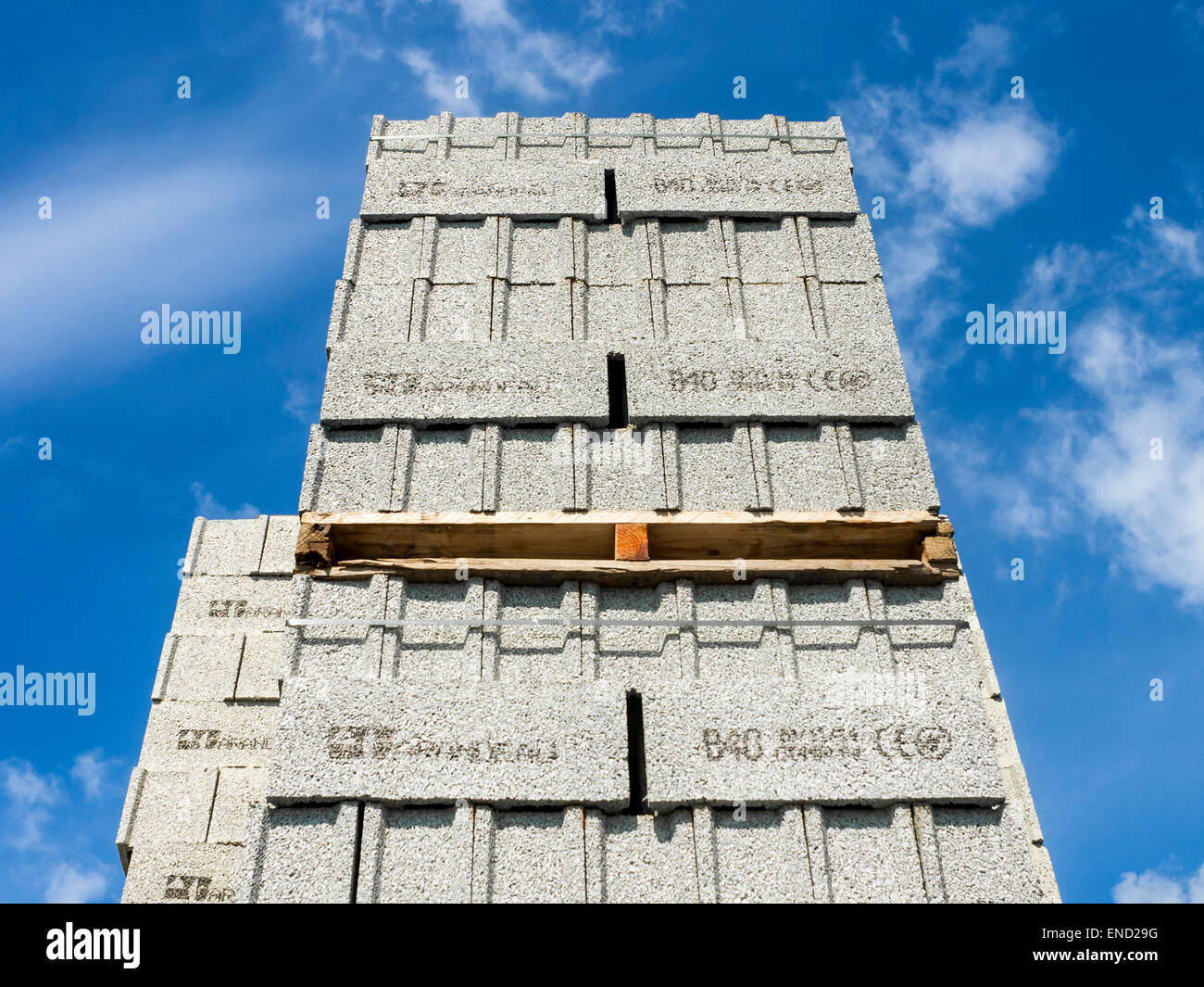 "Garandeau" Brise Block Baustoffe - Frankreich gestapelt ...