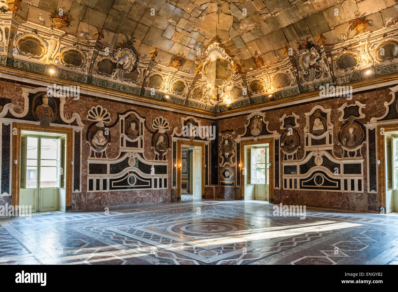 Villa Palagonia, Bagheria, Palermo, Sizilien, Italien. Eine barocke ...