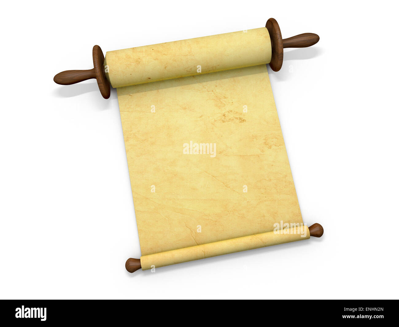 Antike Schriftrolle Pergamenthandschrift Stockfotografie - Alamy