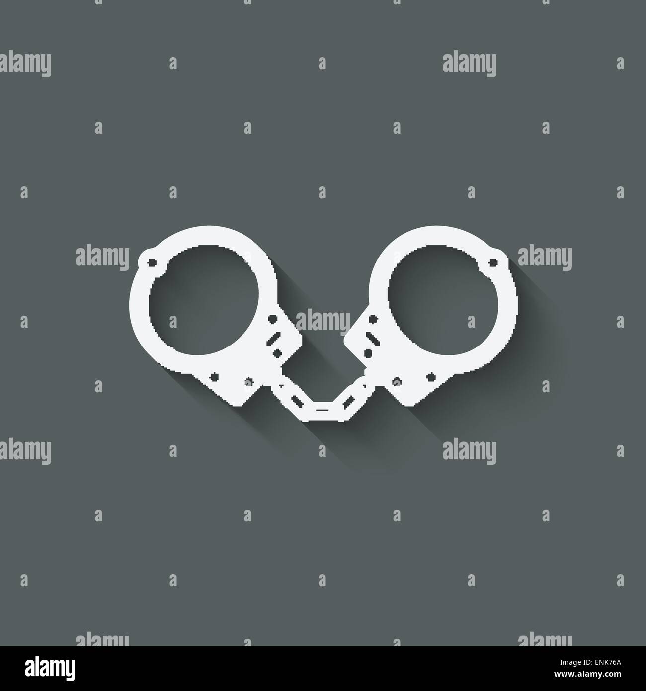 Strafe durch die kettenstrafe Stock-Vektorgrafiken kaufen - Alamy