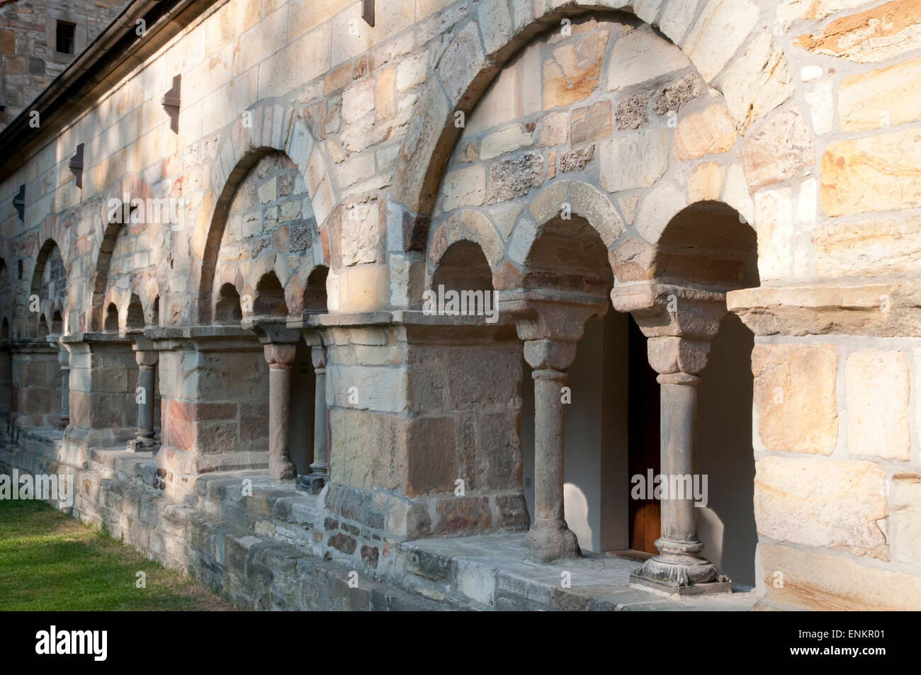 Romanischer Kreuzgang, Dom, Osnabrück, Niedersachsen, Deutschland ...