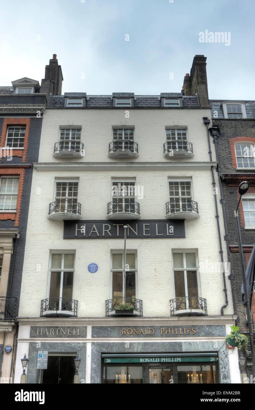 Norman Hartnell Mayfair Stockfotografie - Alamy