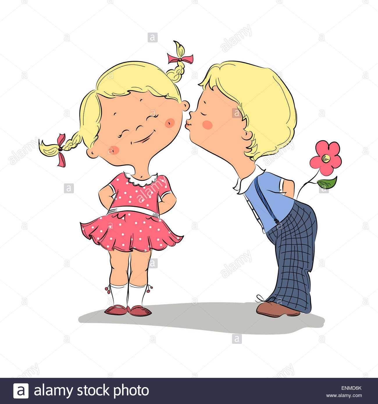 Kiss Cartoon Stockfotos & Kiss Cartoon Bilder - Alamy