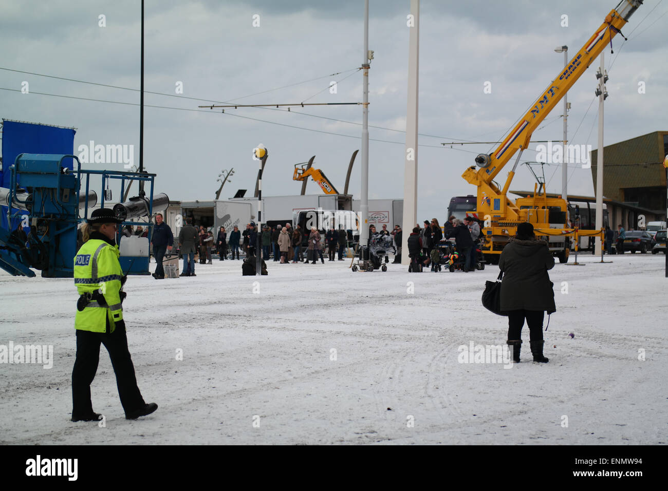 Blackpool, UK. 8. Mai 2015. Burtons Film 'Miss Peregrine Home für ...