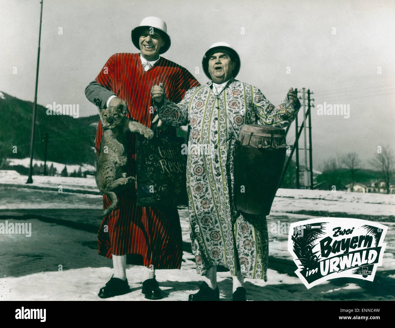 Zwei Bayern Im Urwaldrelikt, Deutschland 1957, Regie: Ludwig Bender ...