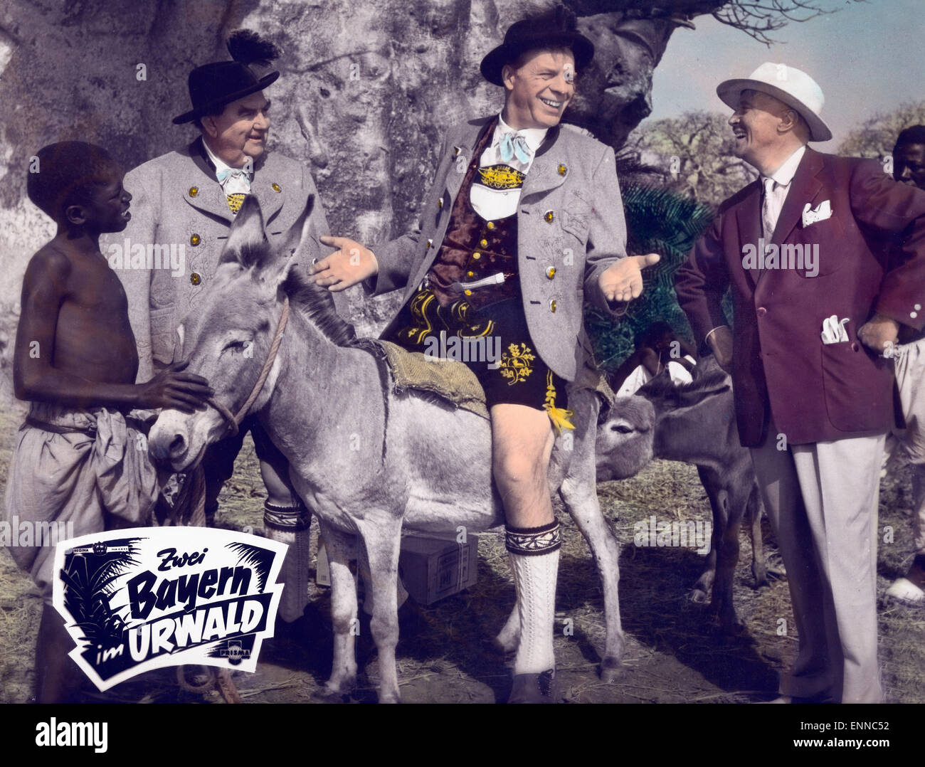 Zwei Bayern Im Urwaldrelikt, Deutschland 1957, Regie: Ludwig Bender ...