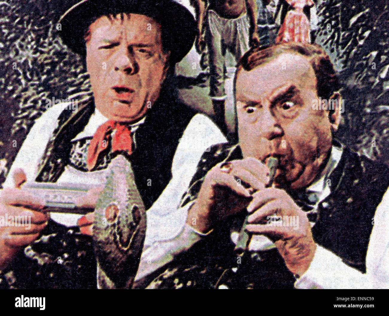 Zwei Bayern Im Urwaldrelikt, Deutschland 1957, Regie: Ludwig Bender ...