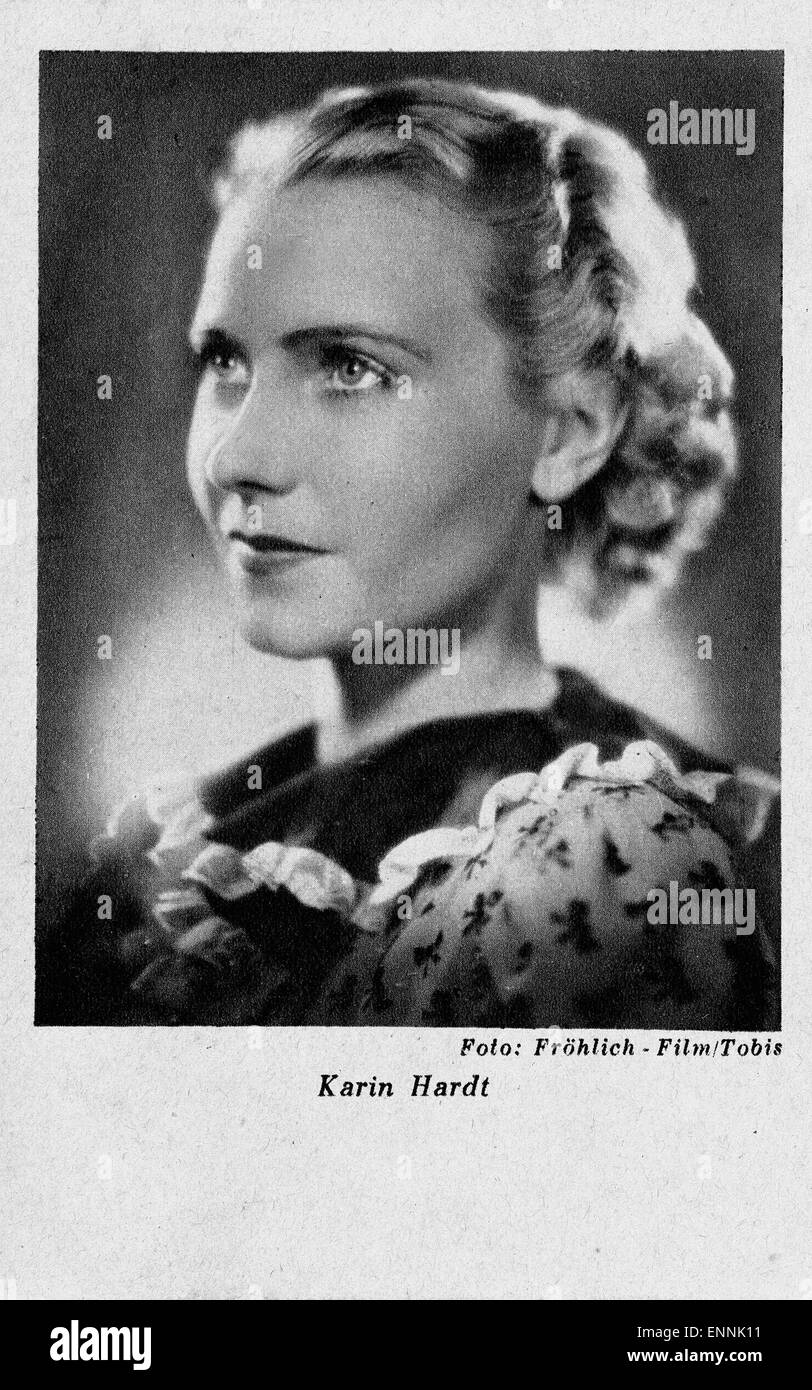 Sterben Sie die Deutsche Schauspielerin Karin Hardt Auf Einer Postkarte ...