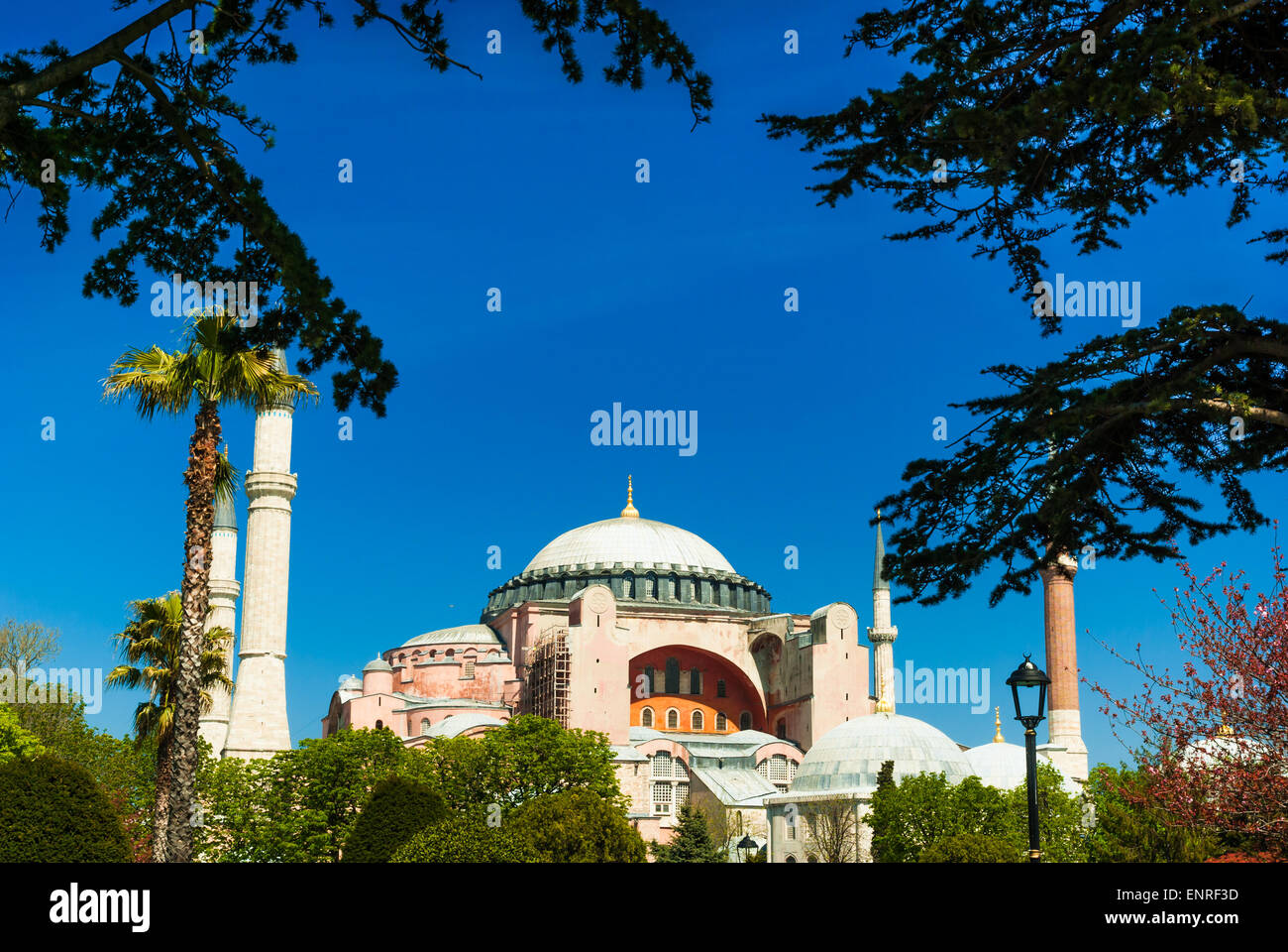 Hagia Sophia Moschee In Sultanahmet-Platz, Istanbul, Türkei. Hagia ...