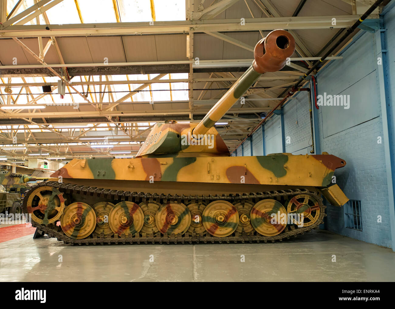 Panzer VI Tiger-Panzer im Panzermuseum in Bovington, England ...