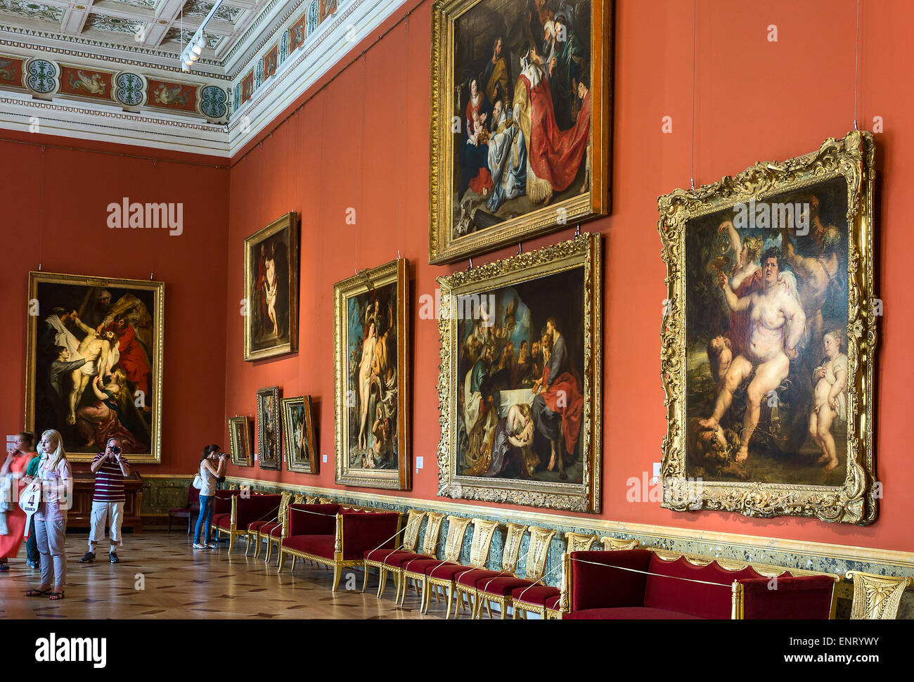 Russland, St.Petersburg, Rubens-Gemälde in der Eremitage ...