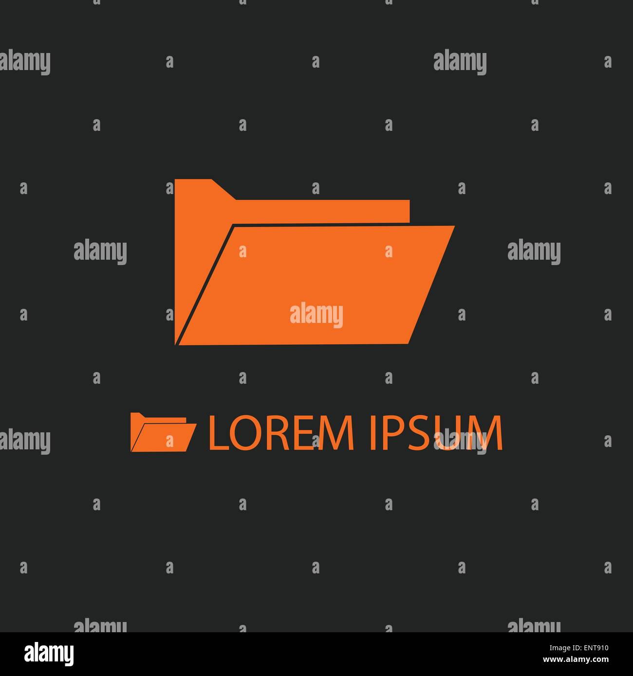 Computer folder icon Stock-Vektorgrafiken kaufen - Alamy