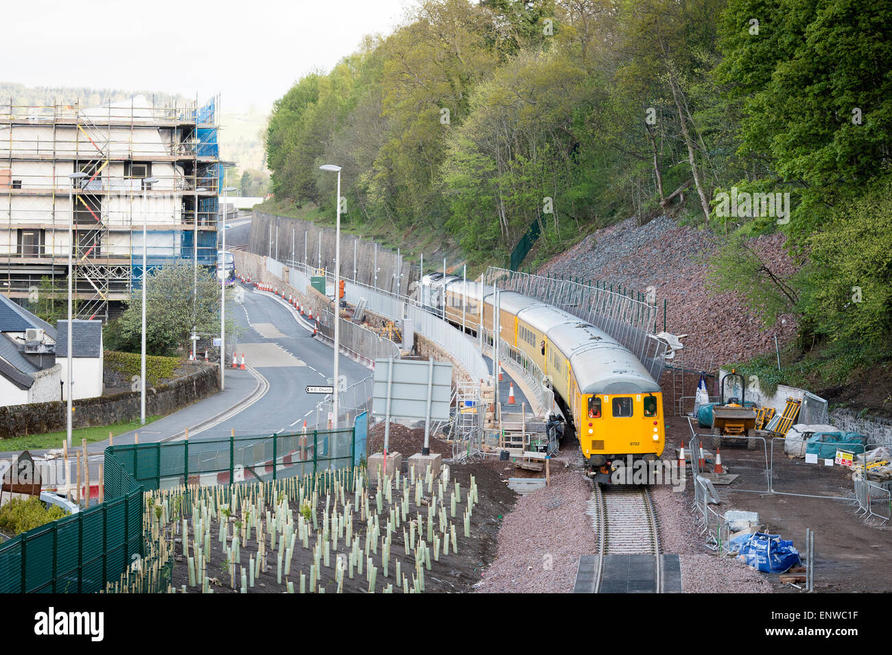 Galashiels, UK. 12 Mai 2015 Grenzen Eisenbahn, Galashiels, UK. Grenzen ...