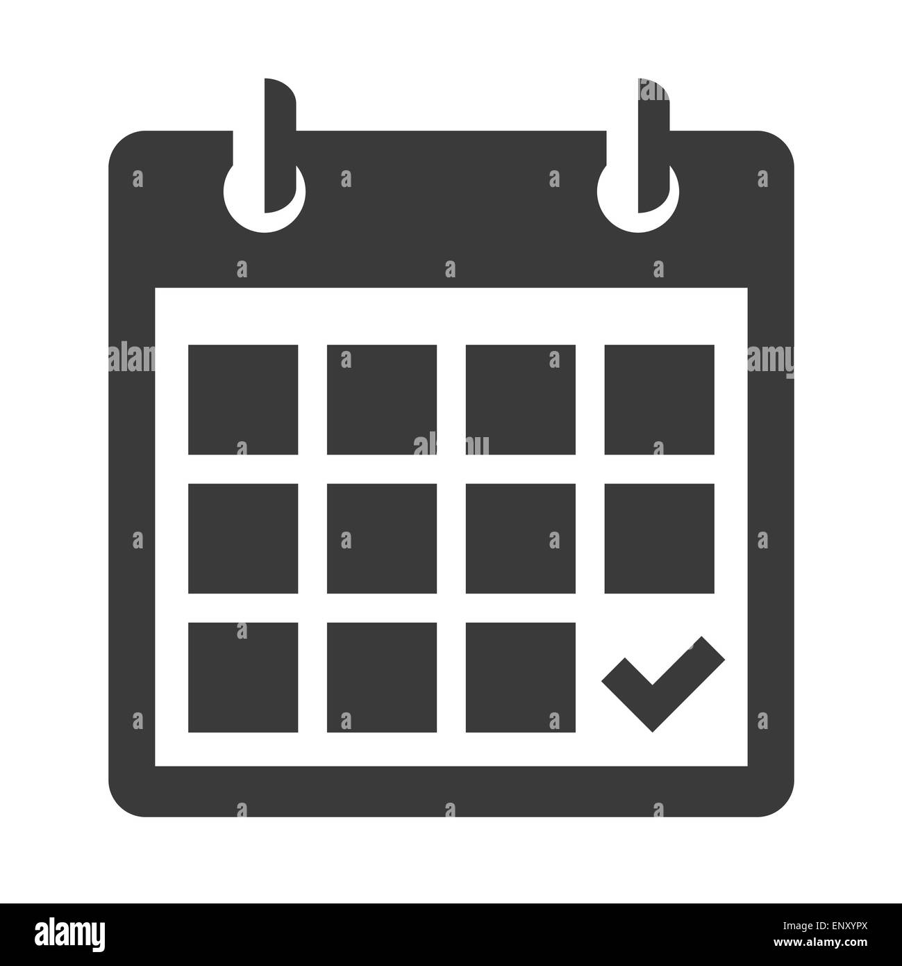 Calendar icon -Fotos und -Bildmaterial in hoher Auflösung – Alamy