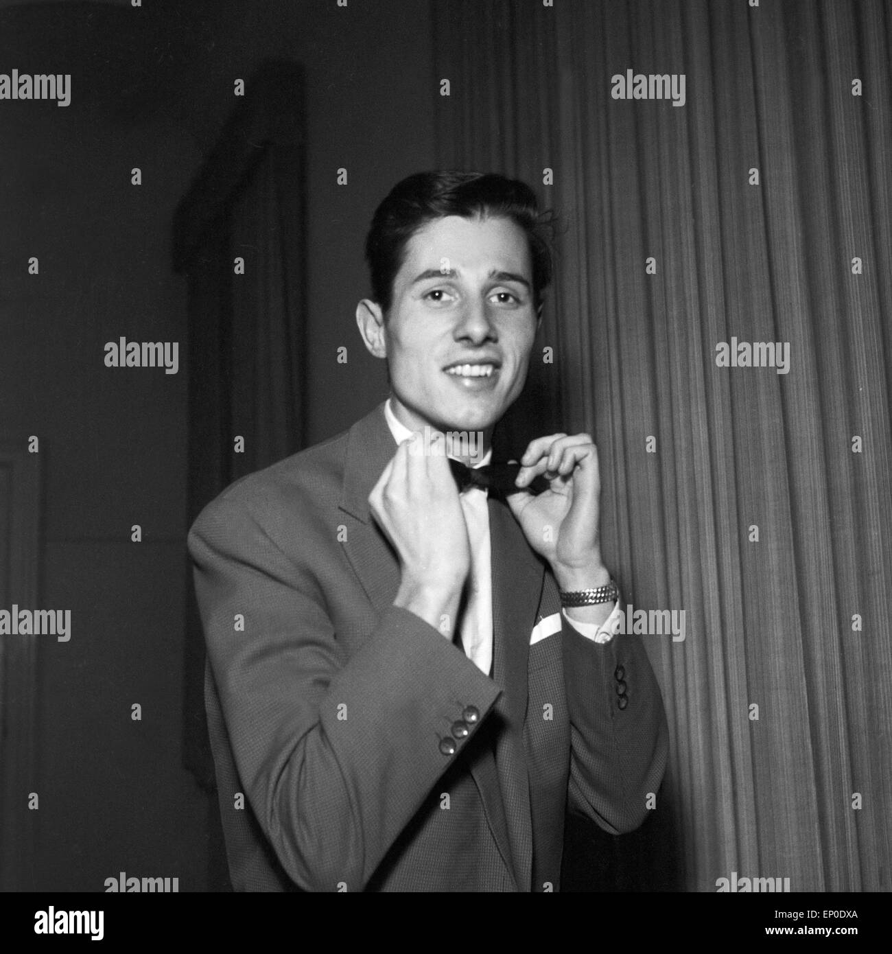 Deutscher Sängerin und Entertainer Udo Jürgens im November 1956 ...