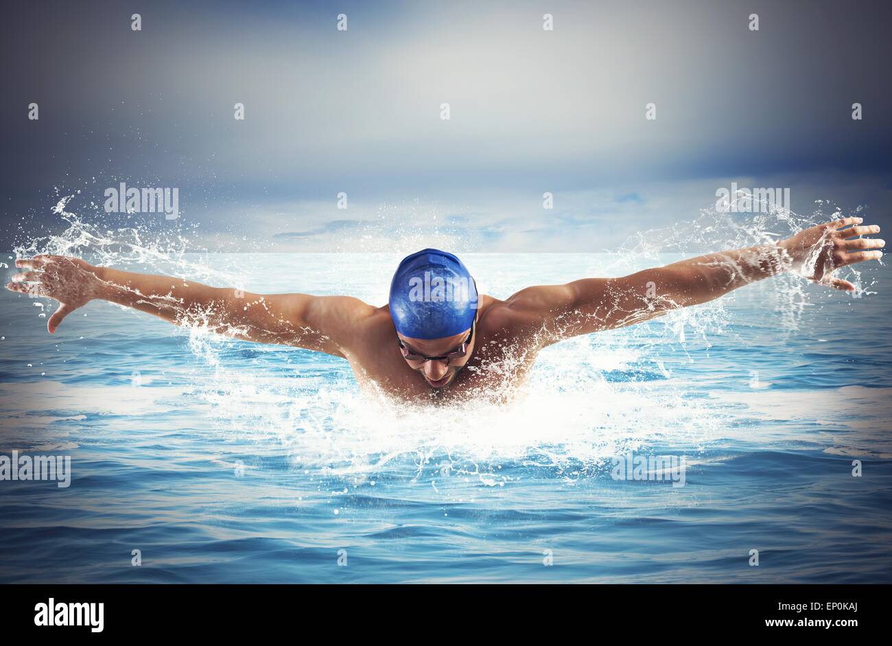 Schwimmen Im Meer
