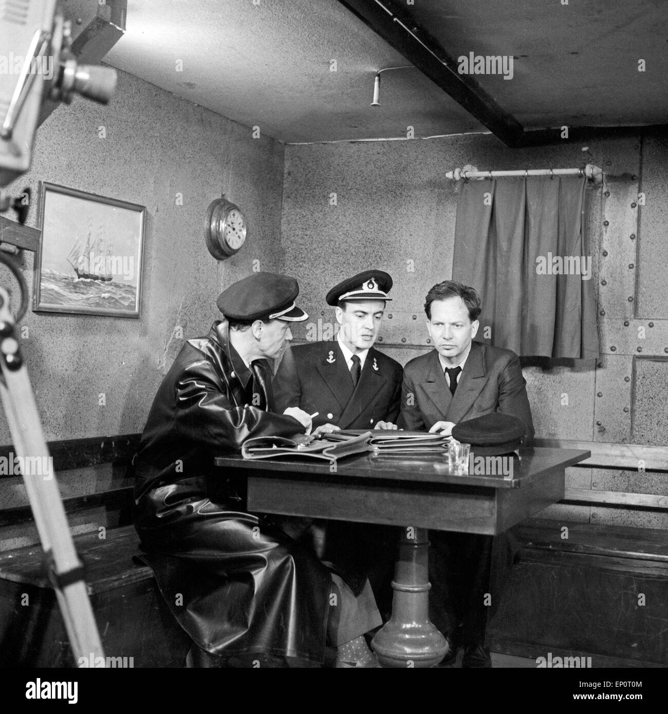 Alexander Hunzinger, Alexander Engel (?) Und Alfred Balthoff Bei der ...