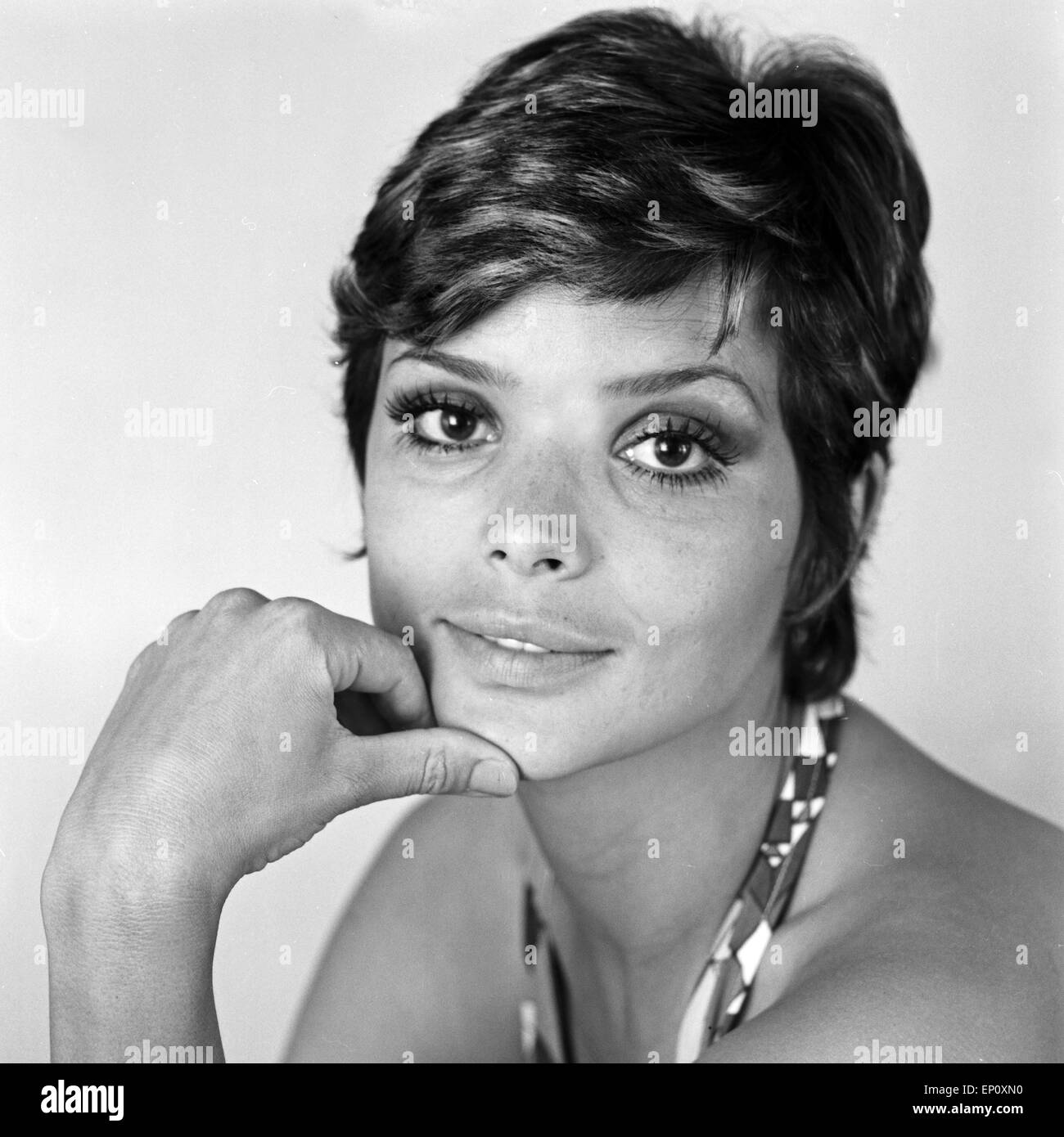 Deutsche Fictitious character Uschi Glas, Anfang 1970er Jahre. Die deutsche Schauspielerin Uschi ...