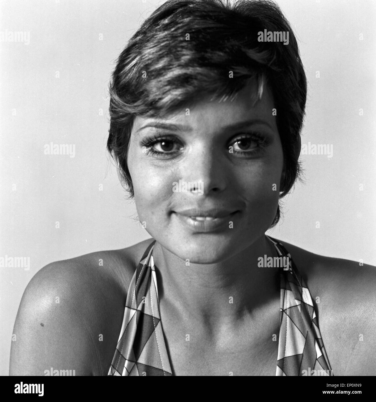 Deutsche Fictitious character Uschi Glas, Anfang 1970er Jahre. Die deutsche Schauspielerin Uschi ...