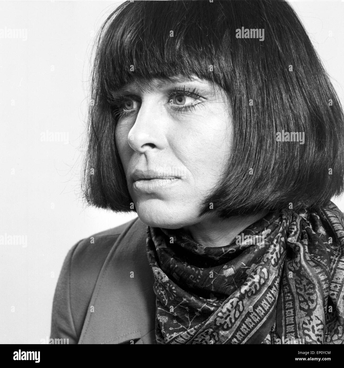 Deutsche Plant und Autorin Barbara Rütting, Deutschland 1970er Jahre ...